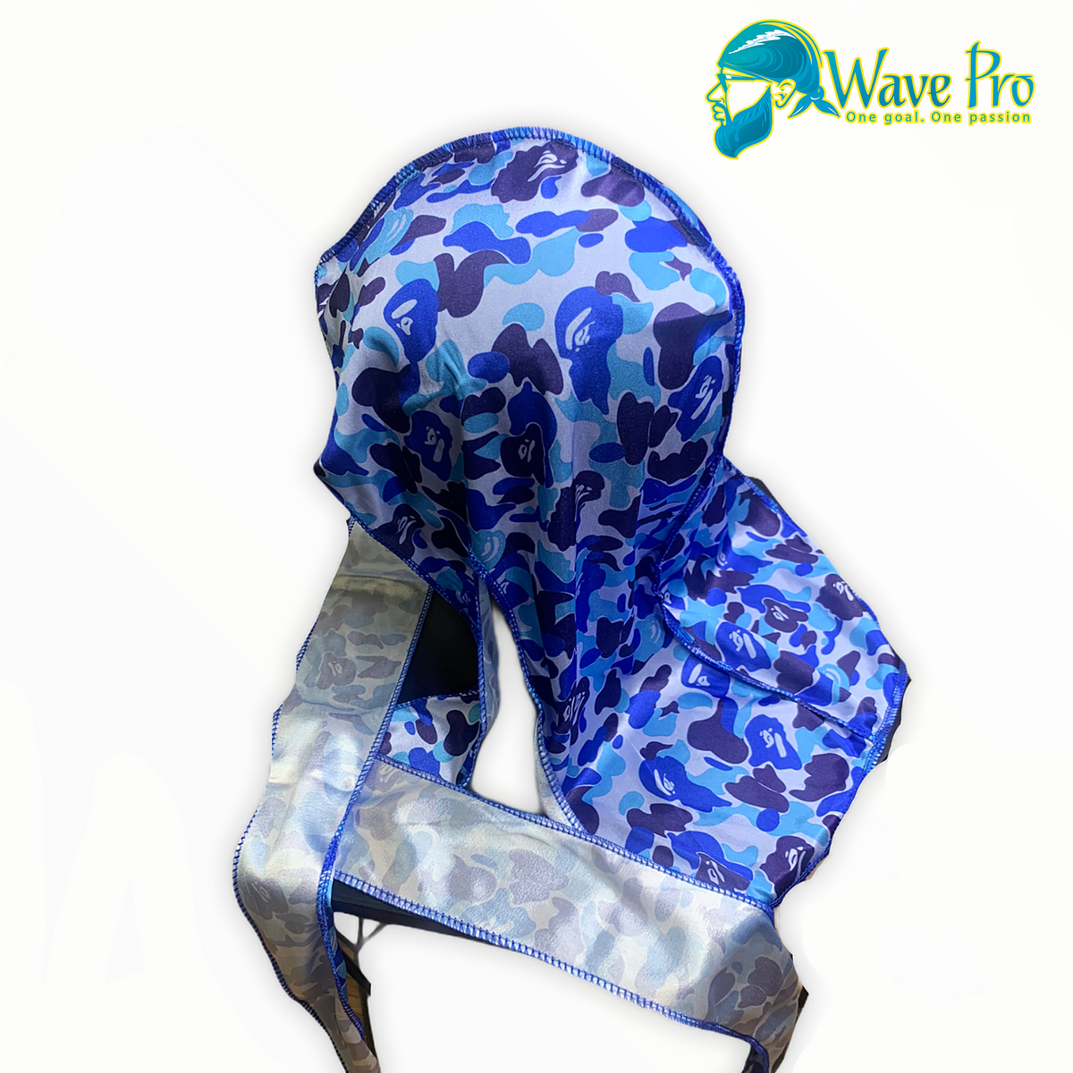 Wave Pro Durags | Silky Blu Camou Durag | Best High Quality Durags ...